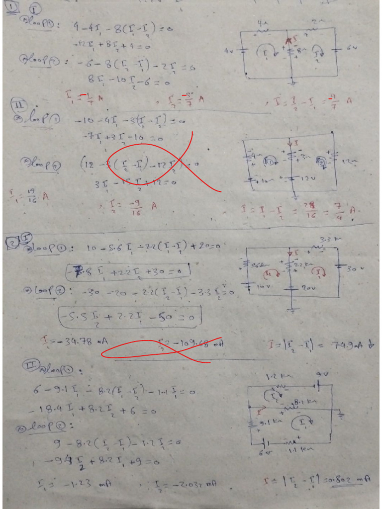Sol Sheet 5 Circuts Pdf