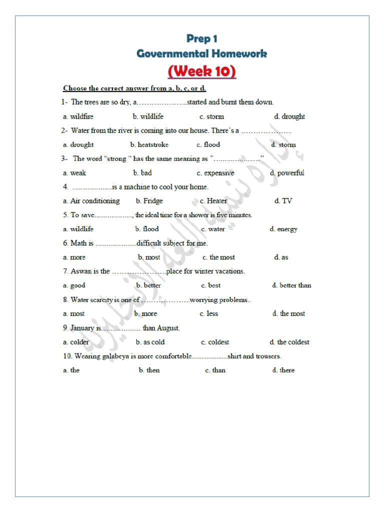 Week 10 Homework | PDF