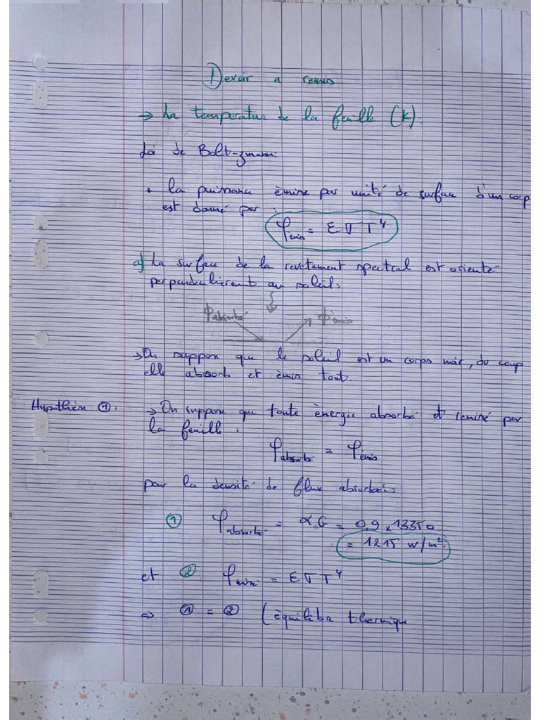 Exo2 Rayonnement | PDF