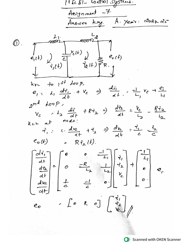 Assignment 7 Answer Key | PDF