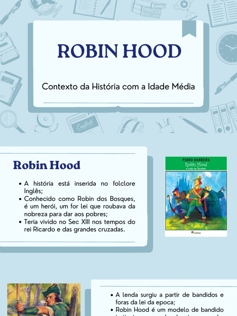 Robin Hood: O Bandido Justiceiro Medieval | PDF