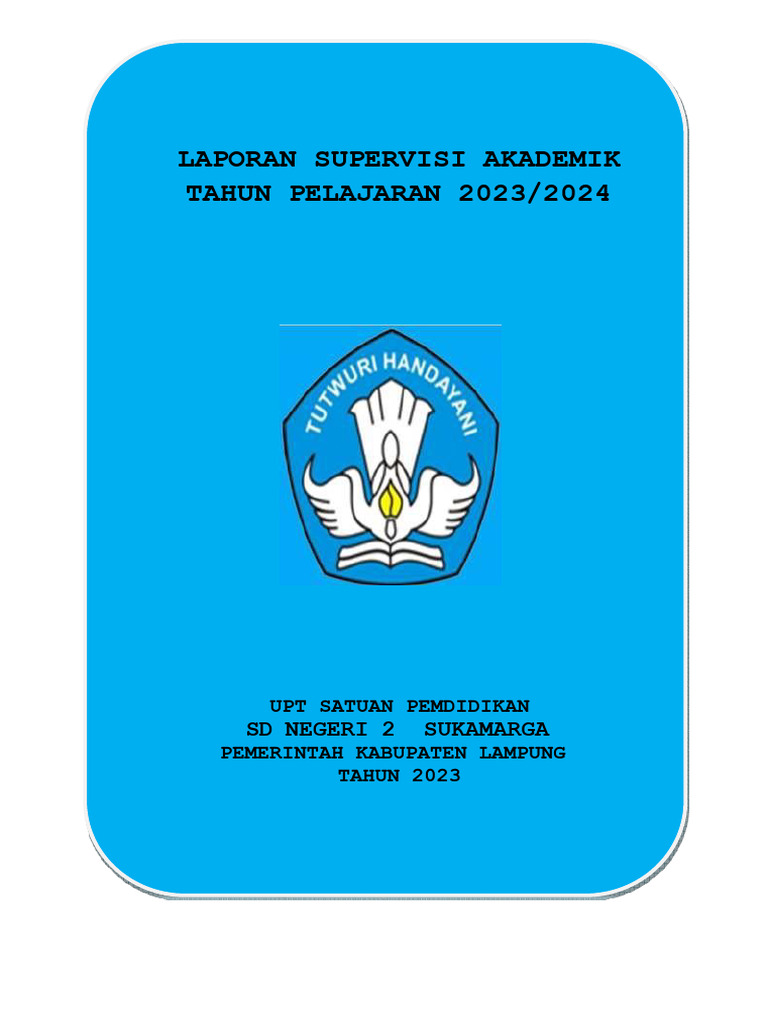 Laporan Supervisi Akademik 2023/2024 | PDF