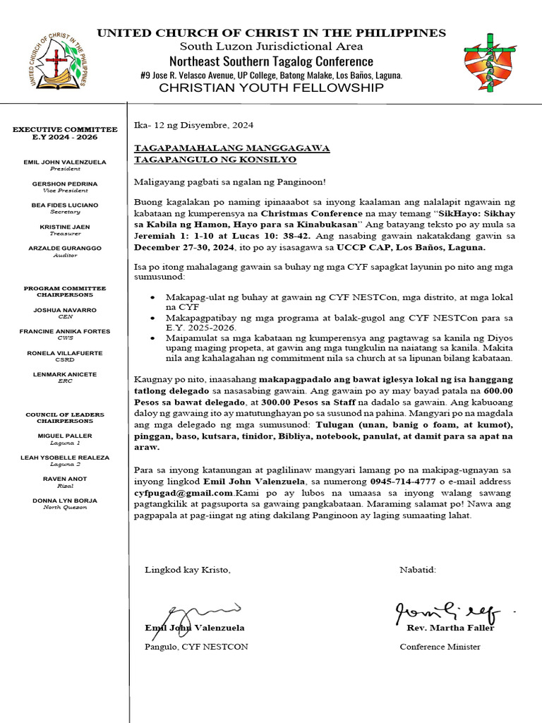 CC2024_Letter-for-Local-Church | PDF