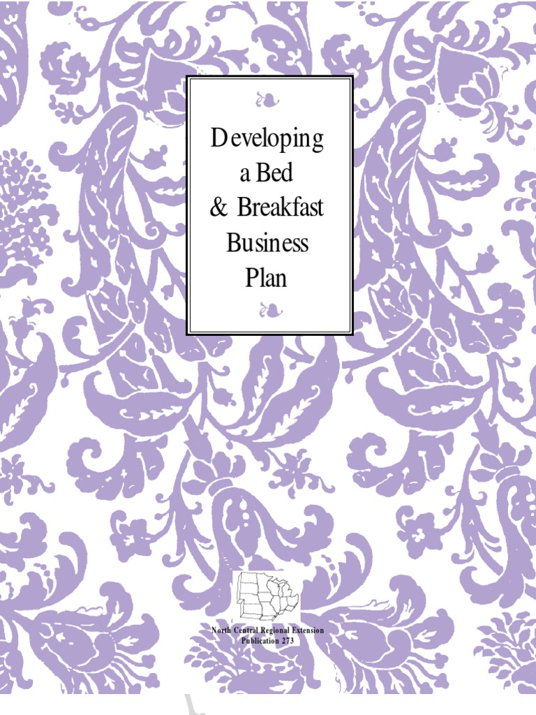 Developing A Bed and Breakfast Business Plan | PDF