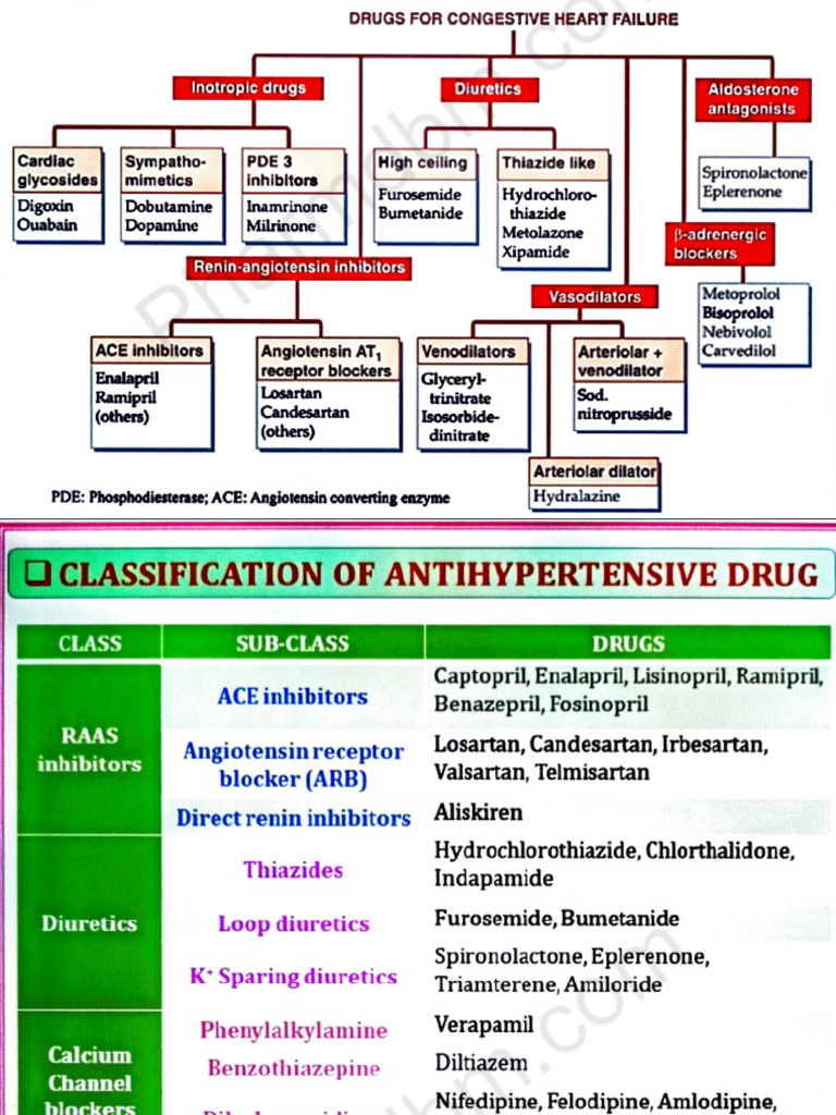 Drugs for Heart Failure Management | PDF | Drugs | Hypertension