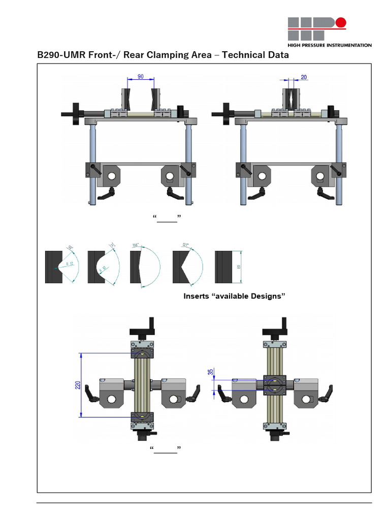 HPI_B290_UMR_Front_and_Rear_Clamping_Area_06-2019EN | PDF
