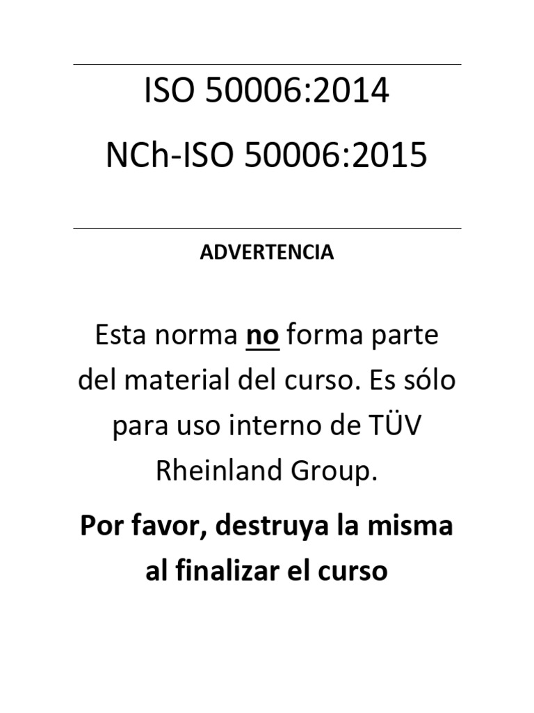 ISO-50006-2014 (1) | PDF | Gestión energética | Uso eficiente de energía