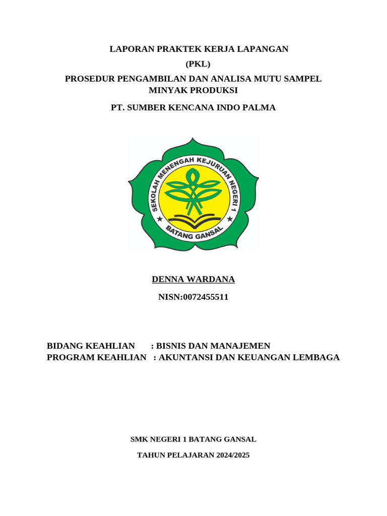 Laporan Pkl Den Acc | PDF