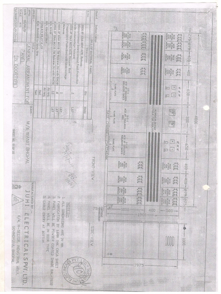 Manit Approved Drawings | PDF