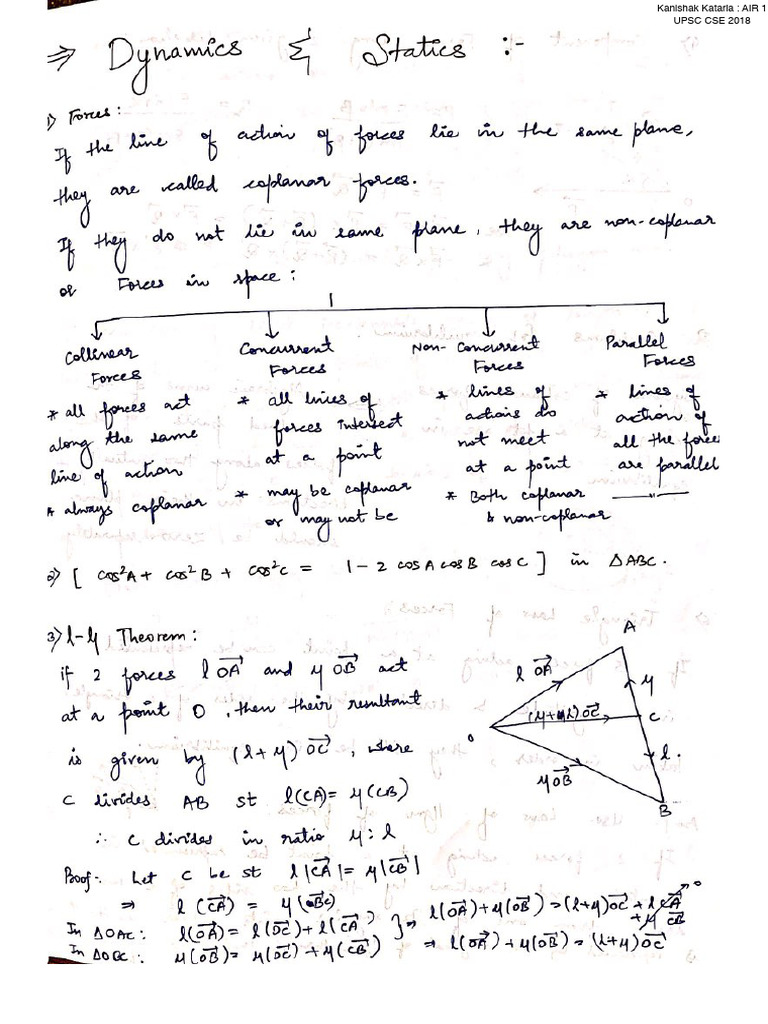 Dynamics and Statics | PDF