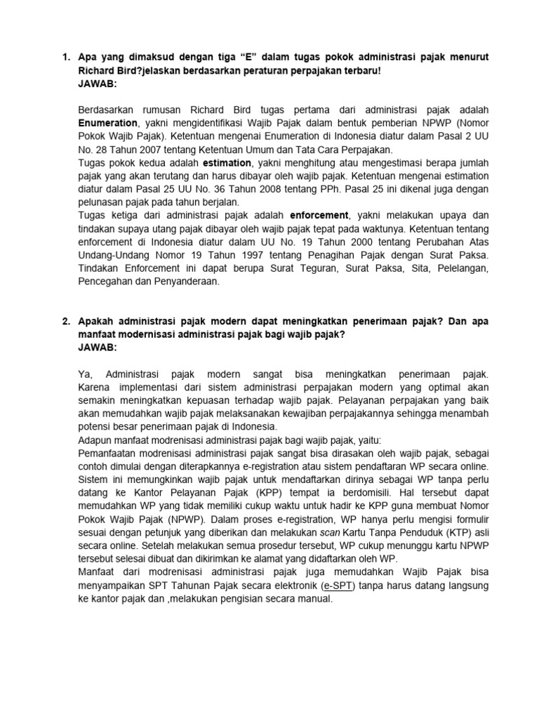 Tugas ke 5-Lab Pajak Daerah dan RD-PAJA3357.20 | PDF