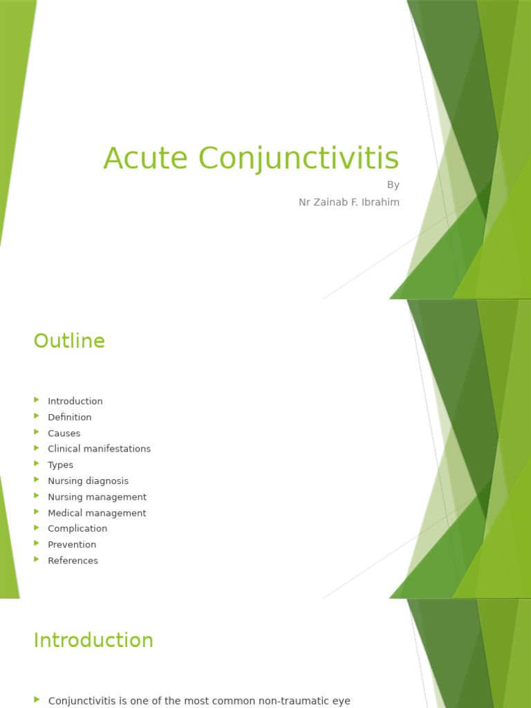 Understanding Acute Conjunctivitis | PDF | Health Sciences | Medical ...