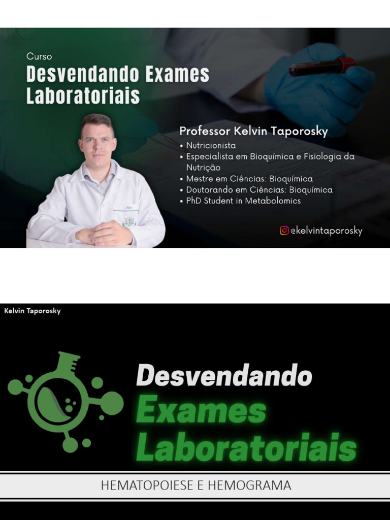 Exames Laboratoriais | PDF | Anemia | Hemácia