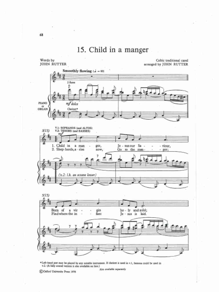 Child in A Manger | PDF