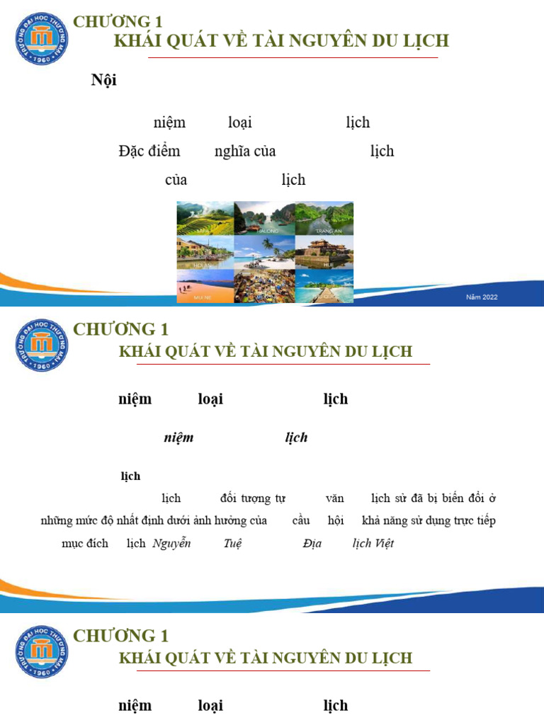 BG Tai Nguyen Du Lich 2022 Chuong 1 2046 | PDF