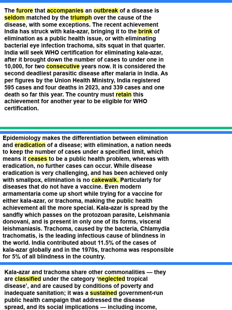 English comprehension | PDF | Eradication Of Infectious Diseases ...