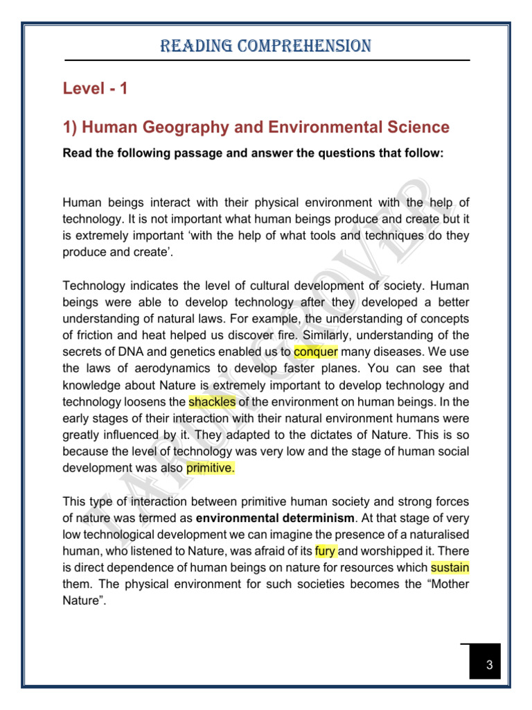 A1 | PDF | Human | Nature