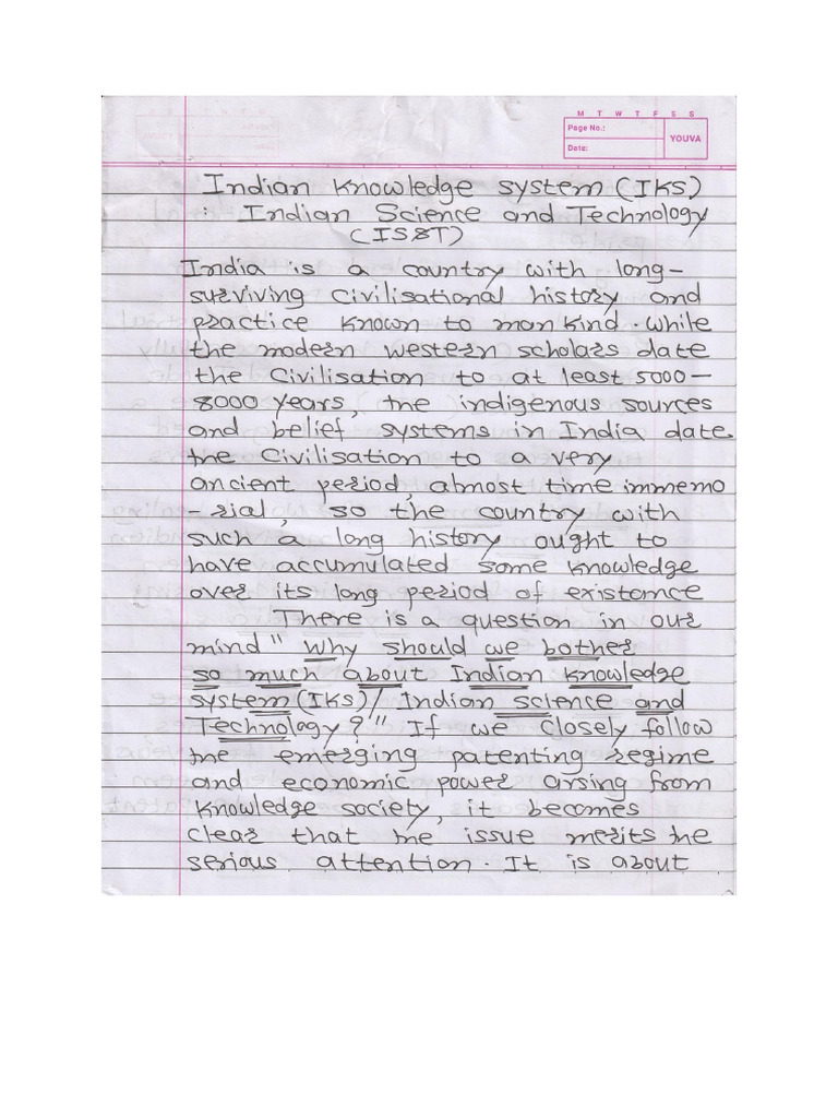 IKS Introductory Note | PDF