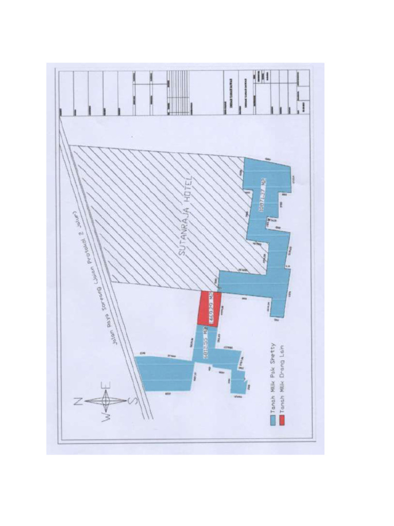 Denah Lokasi Tanah Jalan Raya Soreang | PDF