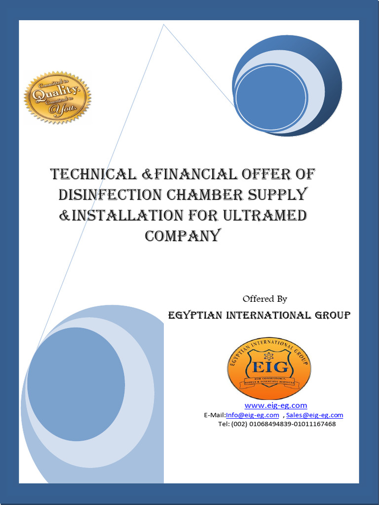 Disinfection Chamber (Apr. 2020) Quotation | PDF