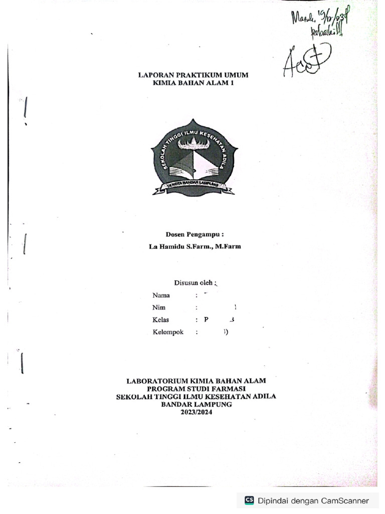 format laprak kba | PDF