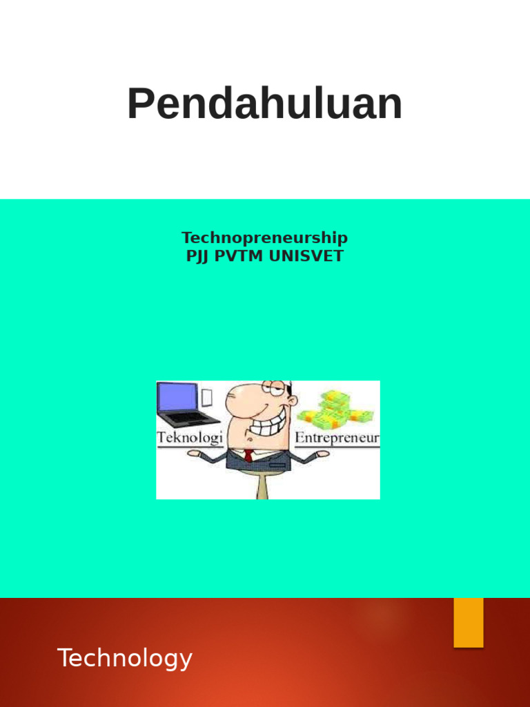 Pertemuan 2 Pengenalan Tecopreneurship | PDF