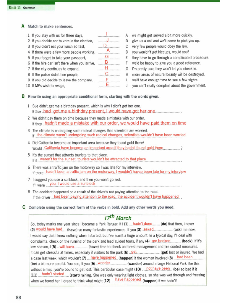 Des C1C2 - Conditionals | PDF