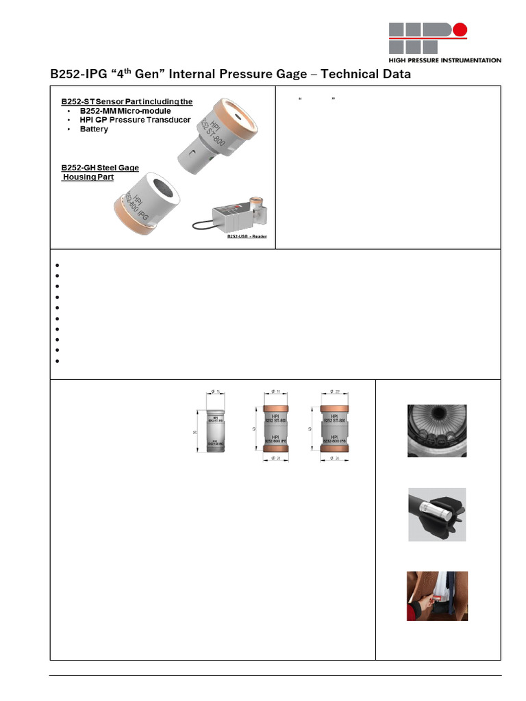 HPI B252 Internal Pressure Gage 03-2024EN | PDF | Computer Engineering ...