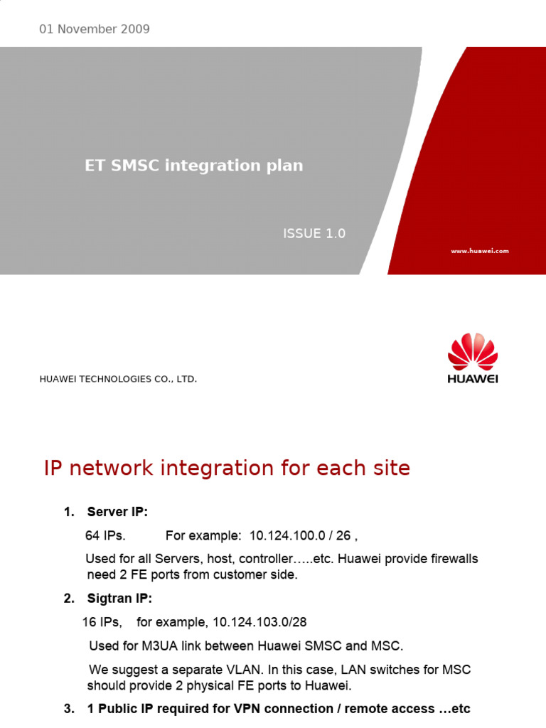 SMSC Integration Plan | PDF | Local Area Network | Computer Science