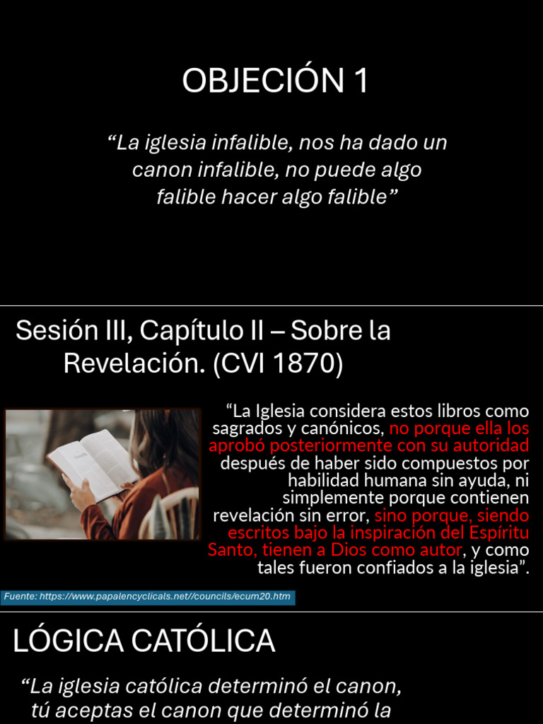 LA INFALIBILIDAD A JUICIO Si | PDF | Biblia | Iglesia Católica
