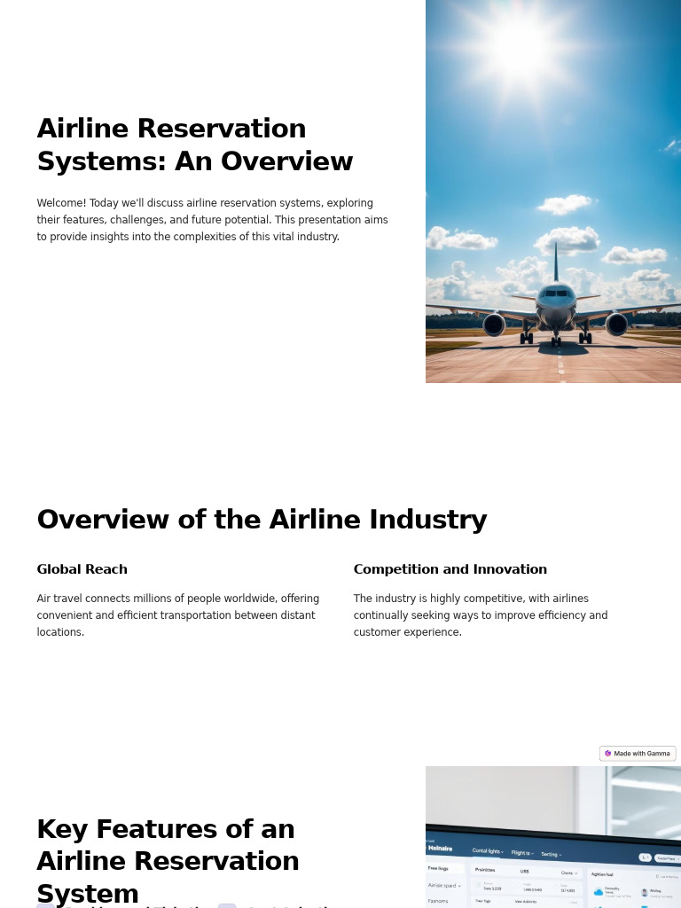 Airline Reservation Systems an Overview | PDF | Airlines | Airport