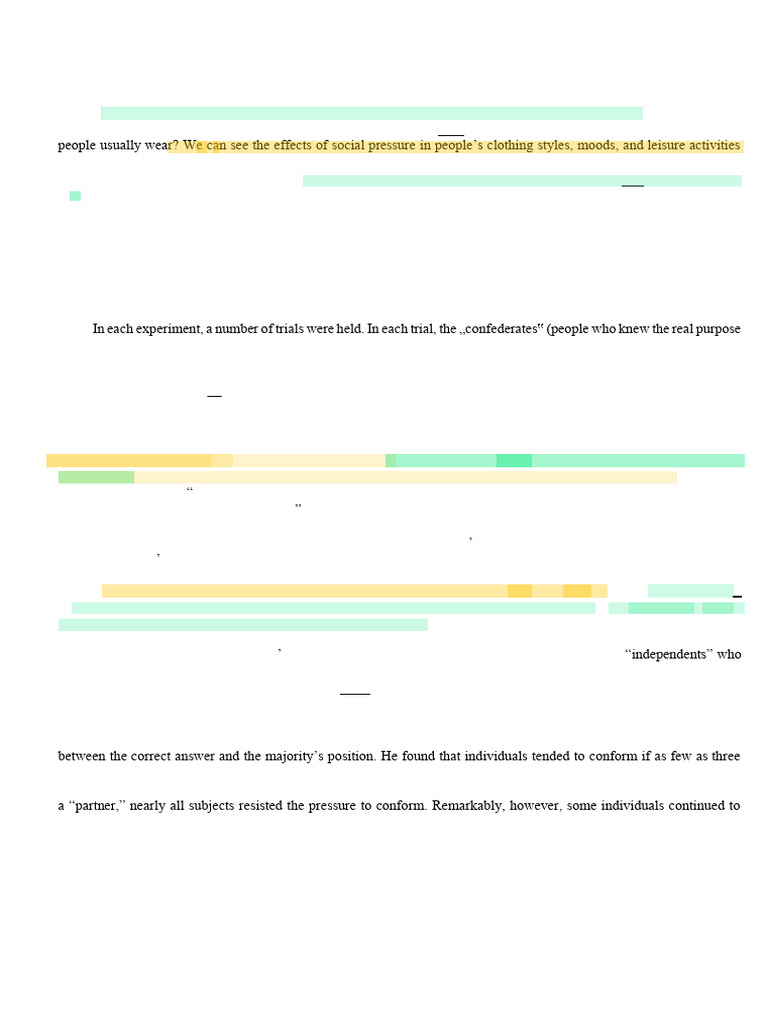 THE ASCH EFFECT - Premise-Conclusion Exercise Revised | PDF ...