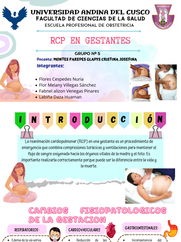 Importancia de la RCP en el embarazo Diferencias entre la RCP en ... Importancia de la RCP en el embarazo Diferencias entre la RCP en ...