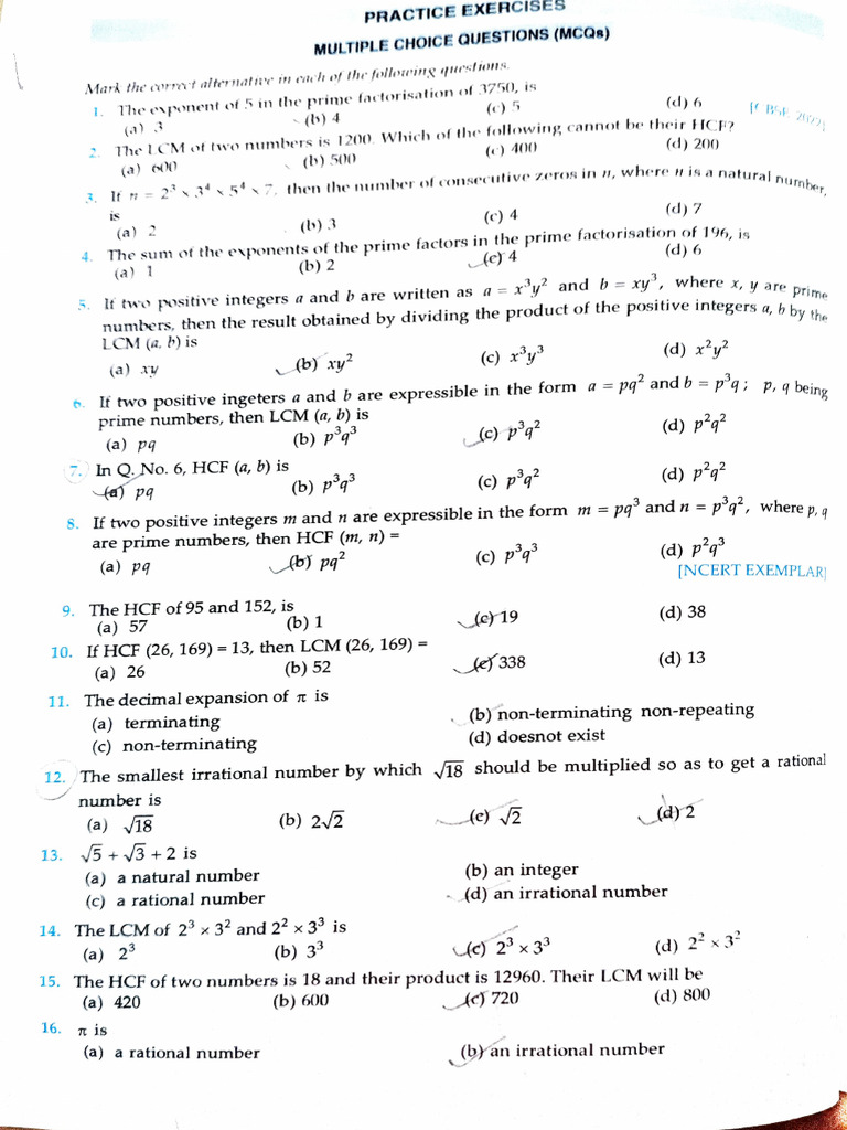 ch-1 (Real numbers) | PDF | Rational Number | Mathematical Objects
