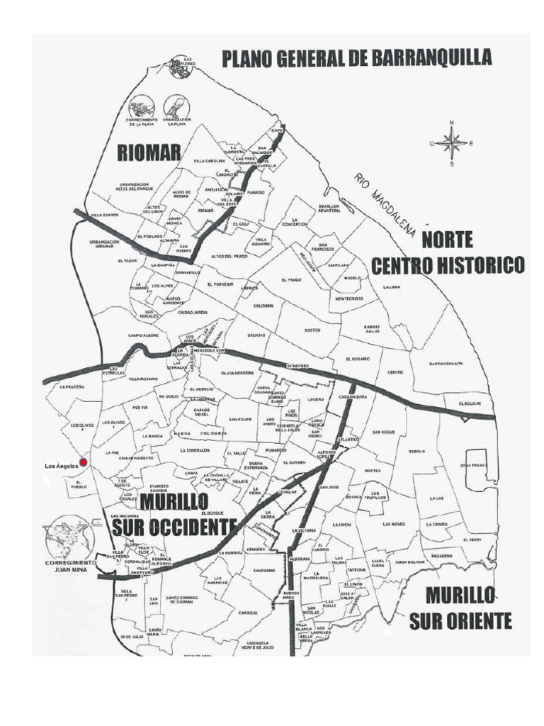 mapa barranquilla | PDF