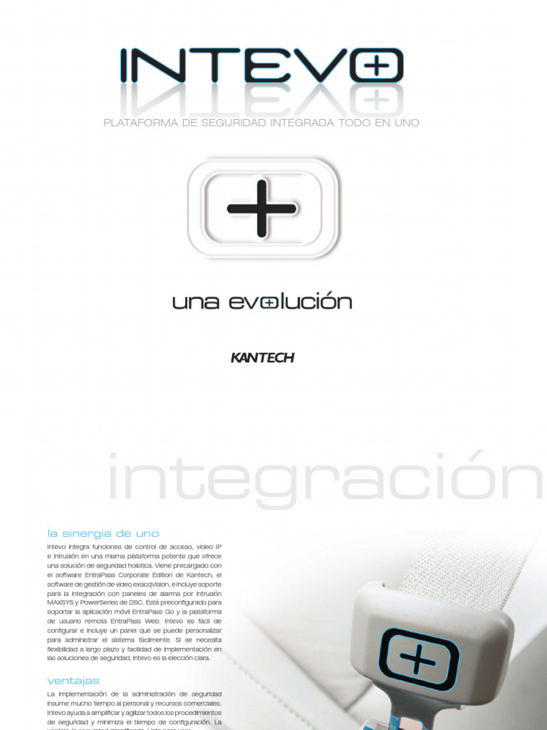 INTEVO-Product-Brochure r02 LT Lat Es | PDF | Software | Software de la ...
