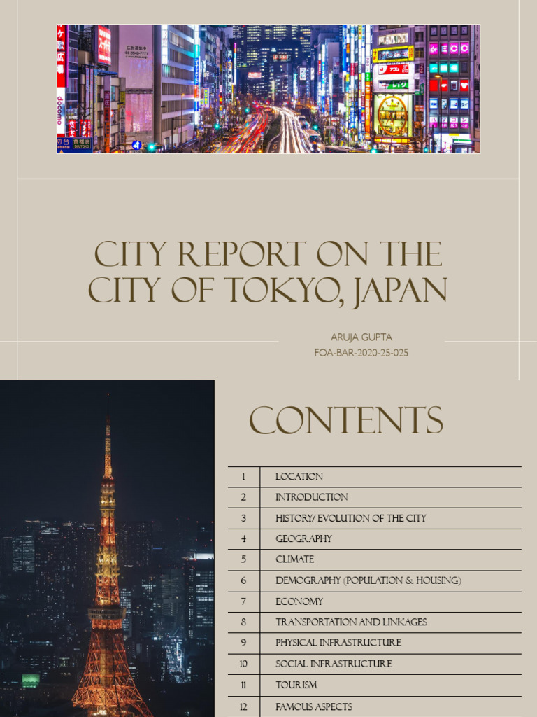 Tokyo Urban Planning Overview 2023 | PDF | Tokyo | Transport