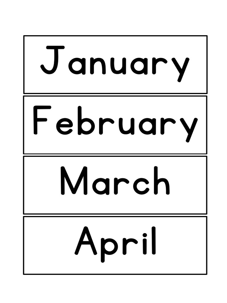Name of Months | PDF