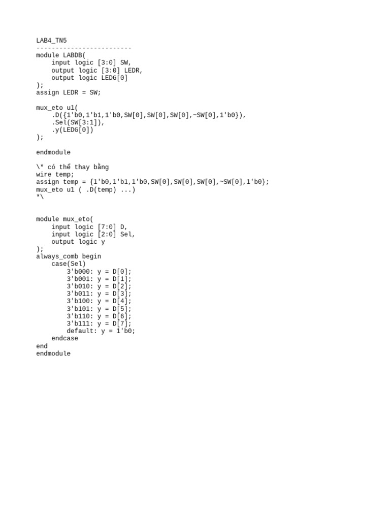 Lab2 TN5 | PDF
