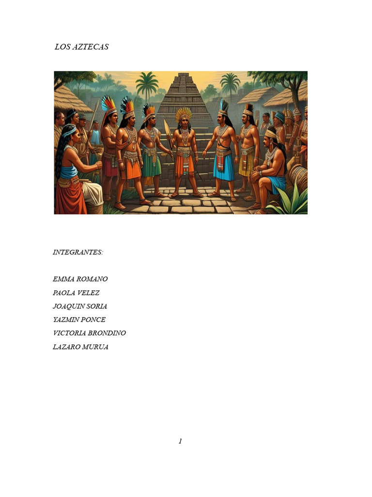 Los Aztecas | PDF | México | Mesoamérica