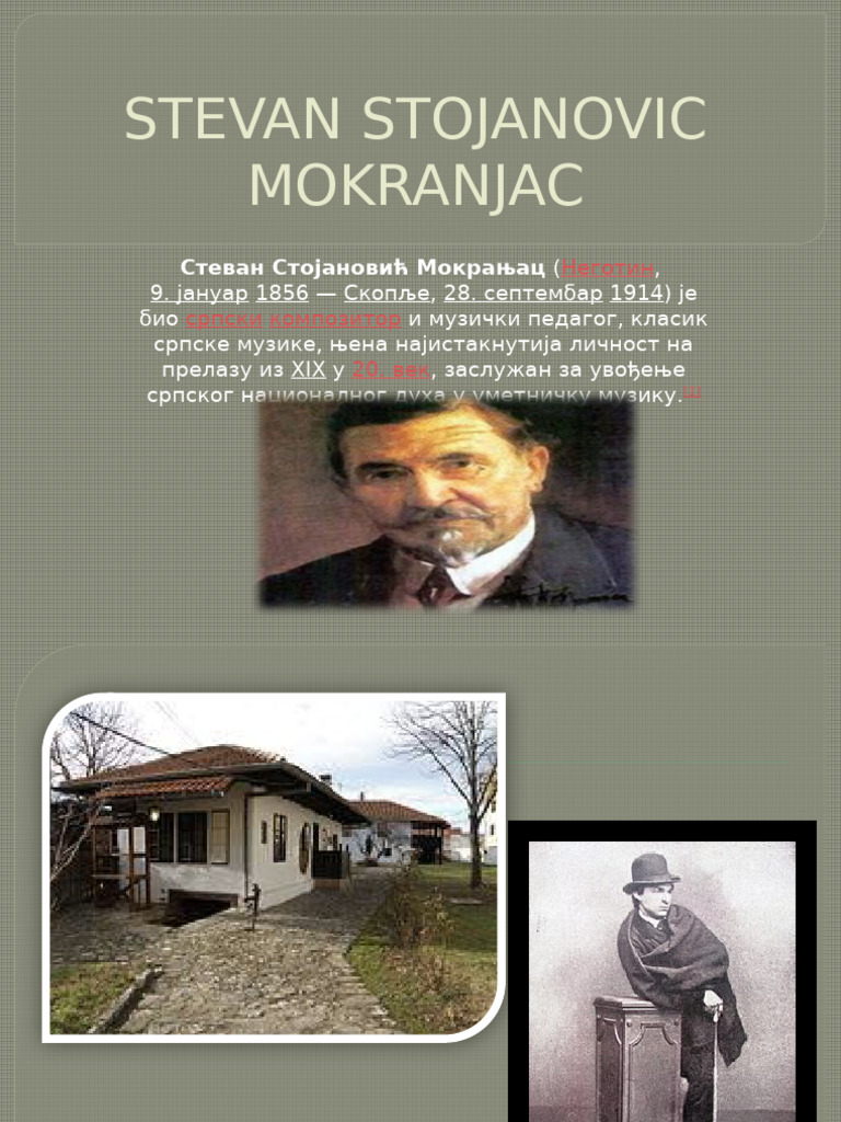 Stevan Stojanovic Mokranjac | PDF