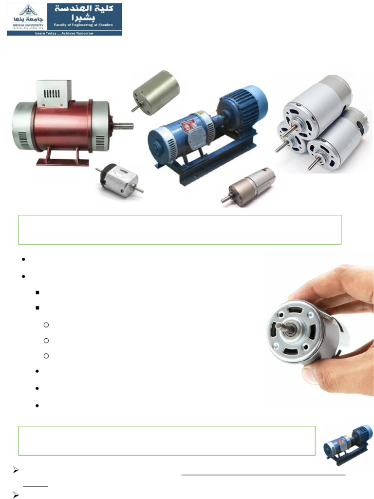 Lecture 3 DC Mahcines | PDF | Electric Generator | Electrodynamics