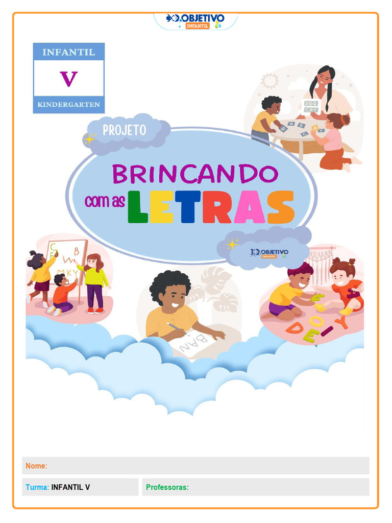 Projeto Brincando Com As Letras Inf5 | PDF
