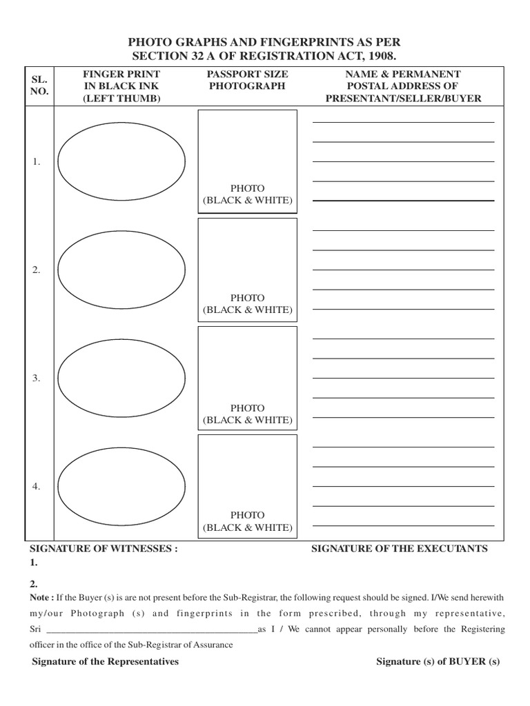 Representative Form | PDF