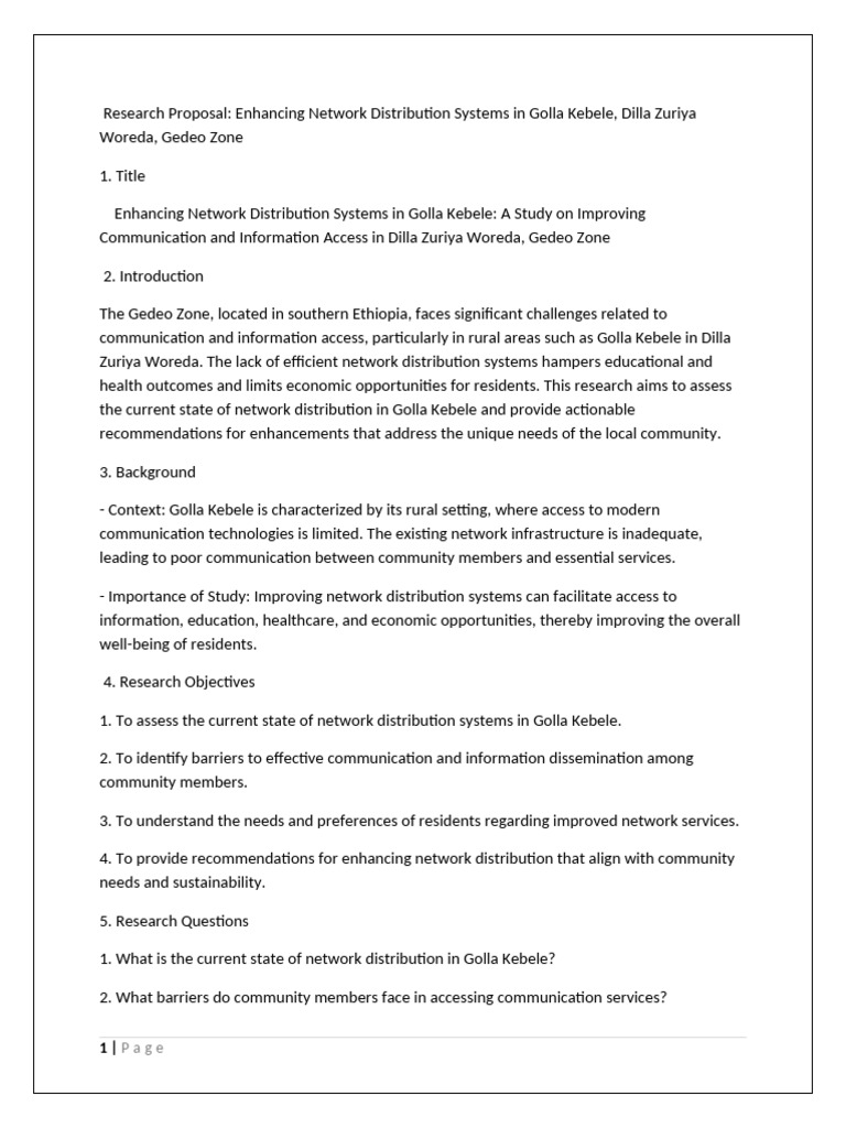 Research Proposal | PDF | Survey Methodology | Quantitative Research