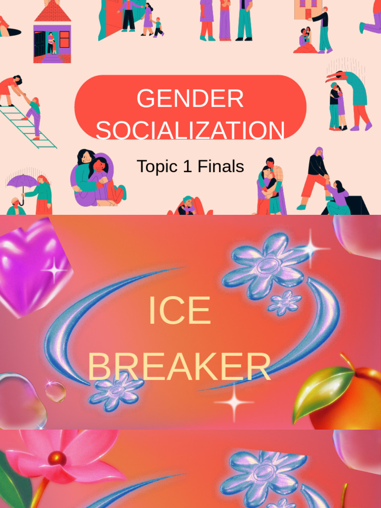 Topic 1 Finals Gender Socialization | PDF | Gender Studies | Gender
