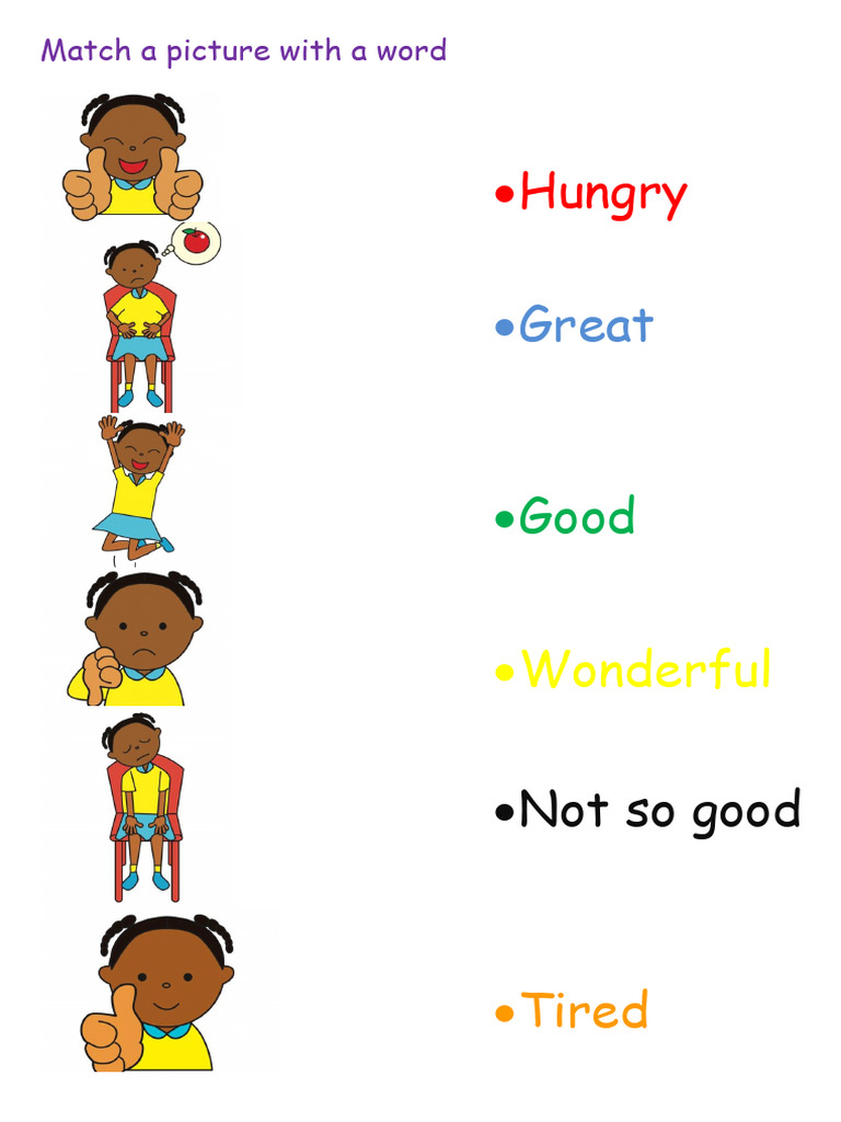 Match a picture with a word | PDF