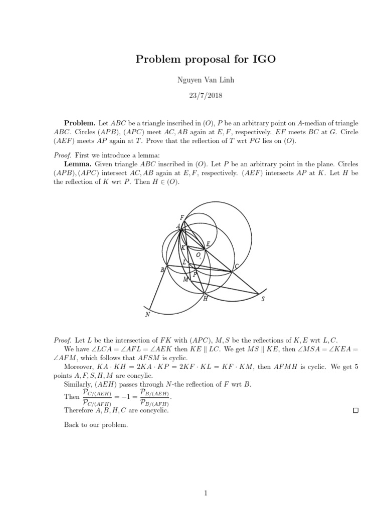 Advanced_Vietnam_2 | PDF | Euclidean Geometry | Analytic Geometry
