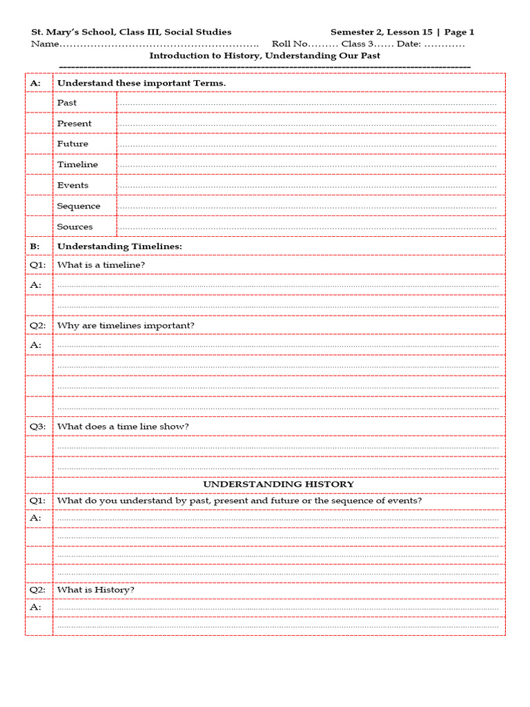 3 SS L15 Understanding The Past History 2023 1732520141624 | PDF
