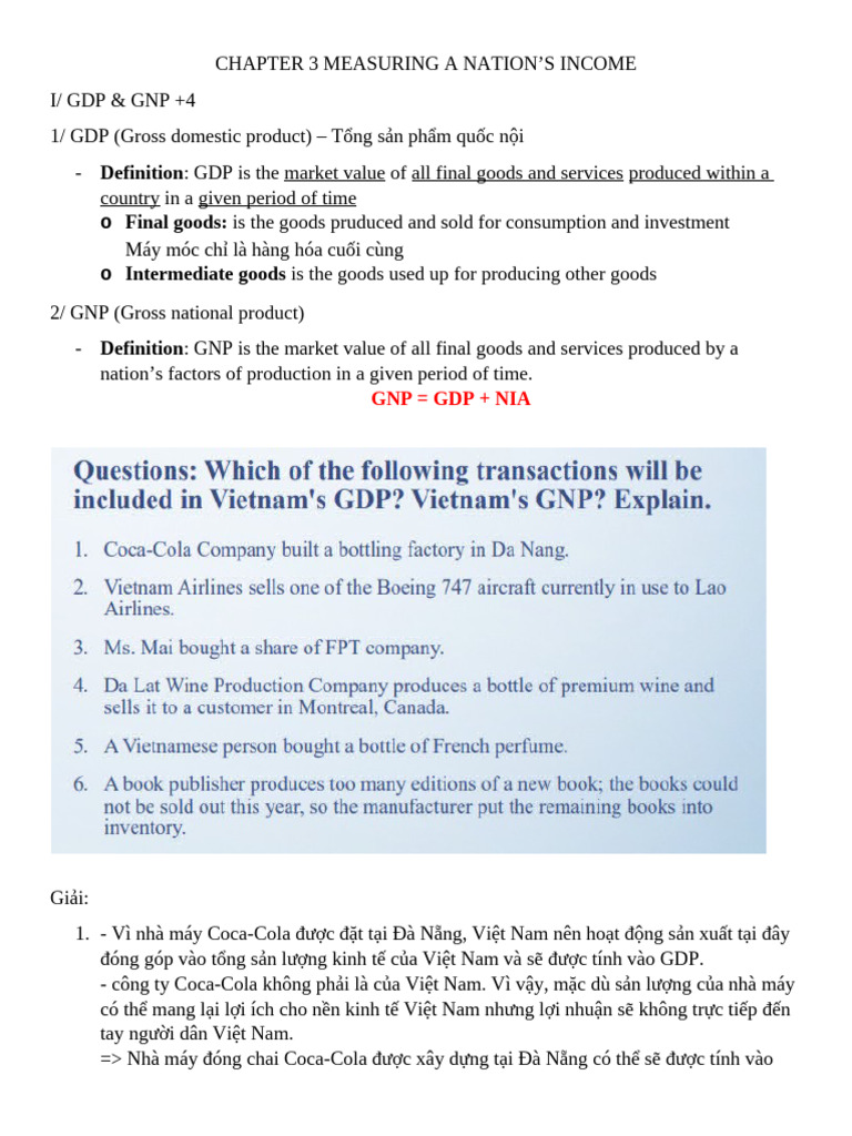 Chapter 3 Measuring A Nation | PDF